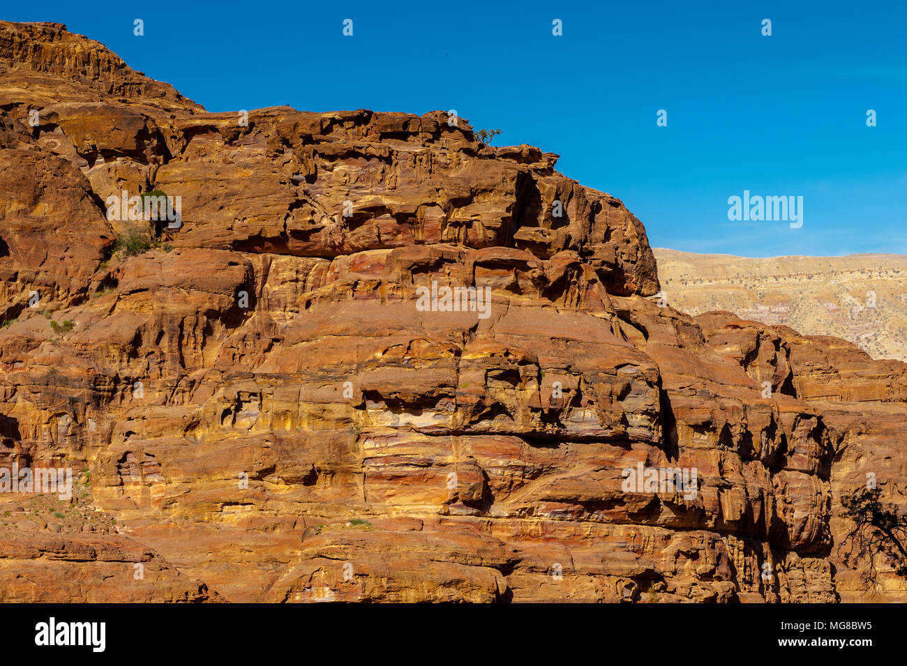 Beautiful rock in Petra Stock Photo - Alamy