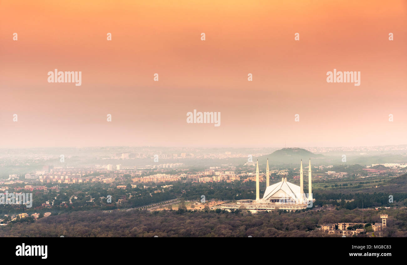 Islamabad is home to several landmarks, including the Faisal Mosque ...