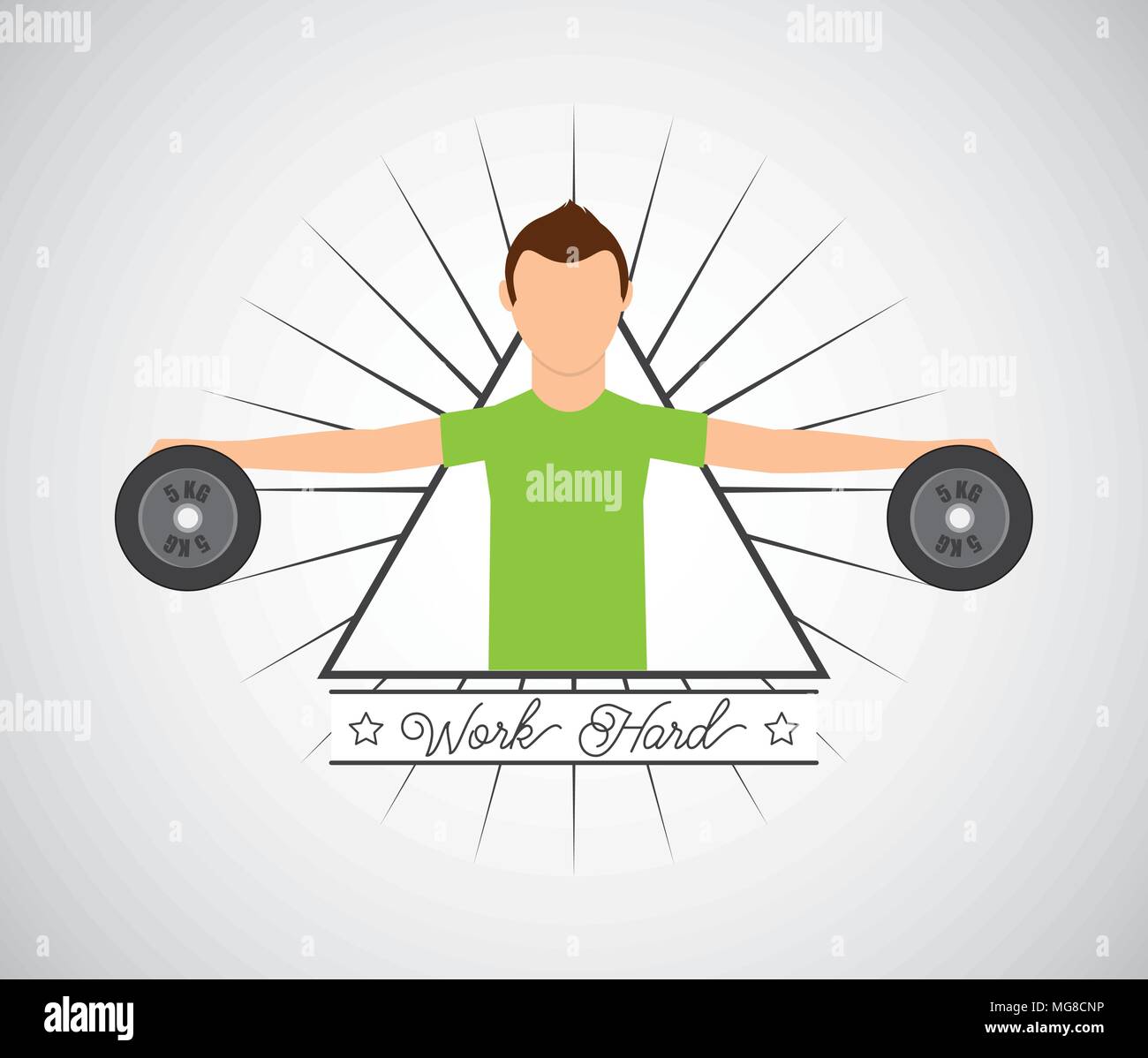 work hard design, vector illustration eps10 graphic Stock Vector Image ...