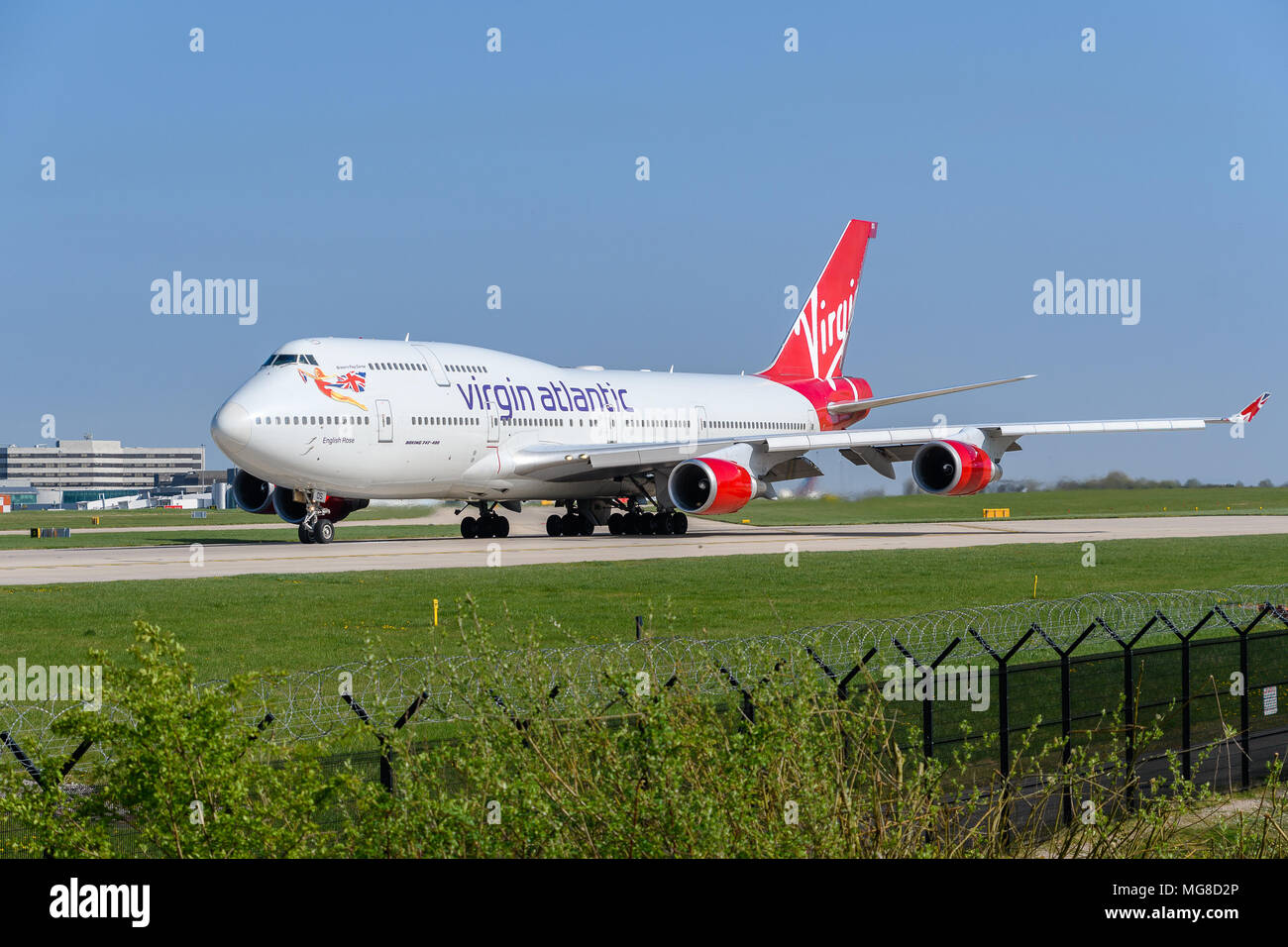 MANCHESTER, UNITED KINGDOM - APRIL 21st, 2018: Virgin Atlantic Boeing ...