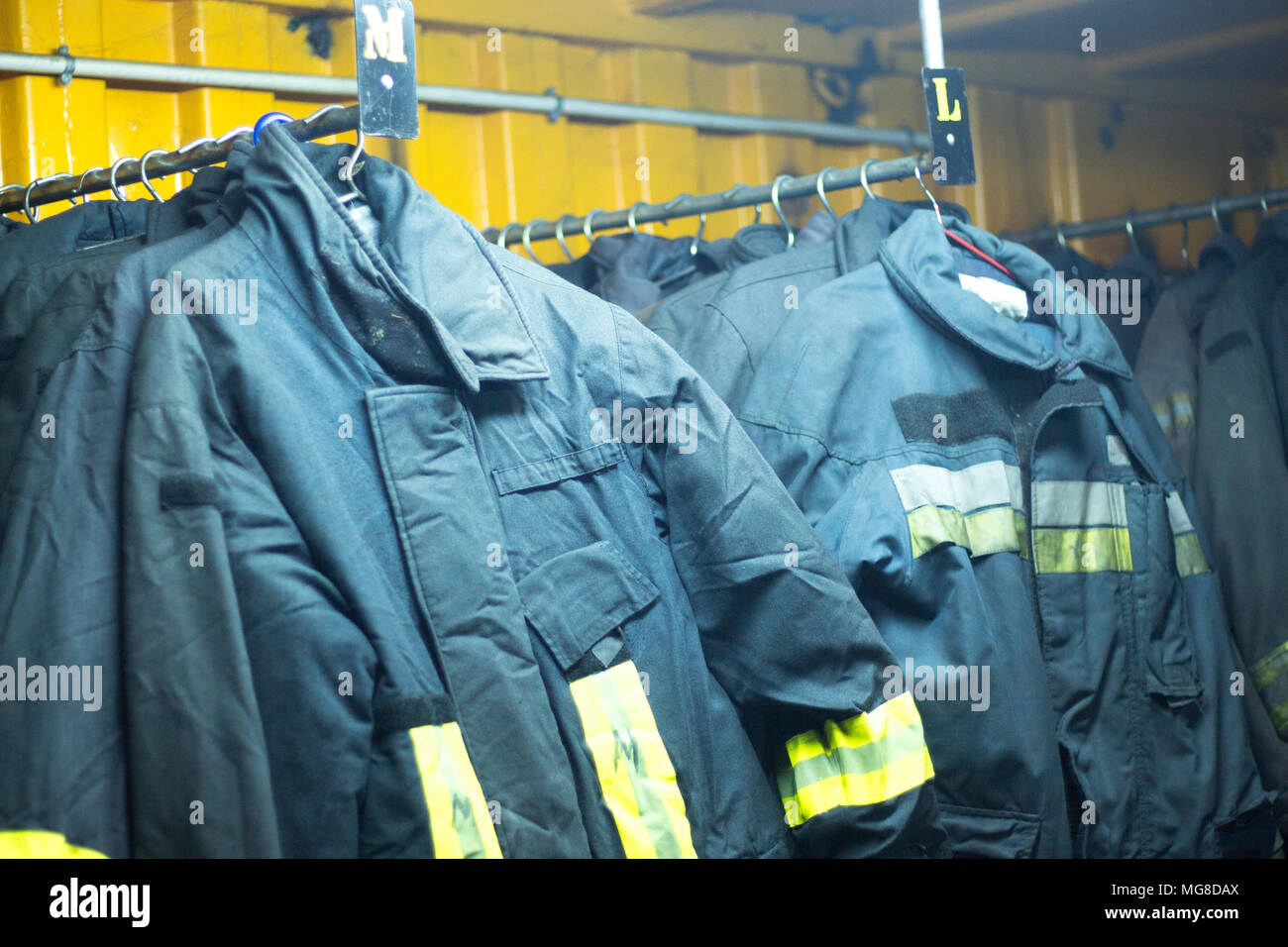 Fire station firefighter training equipment protective uniform used by ...