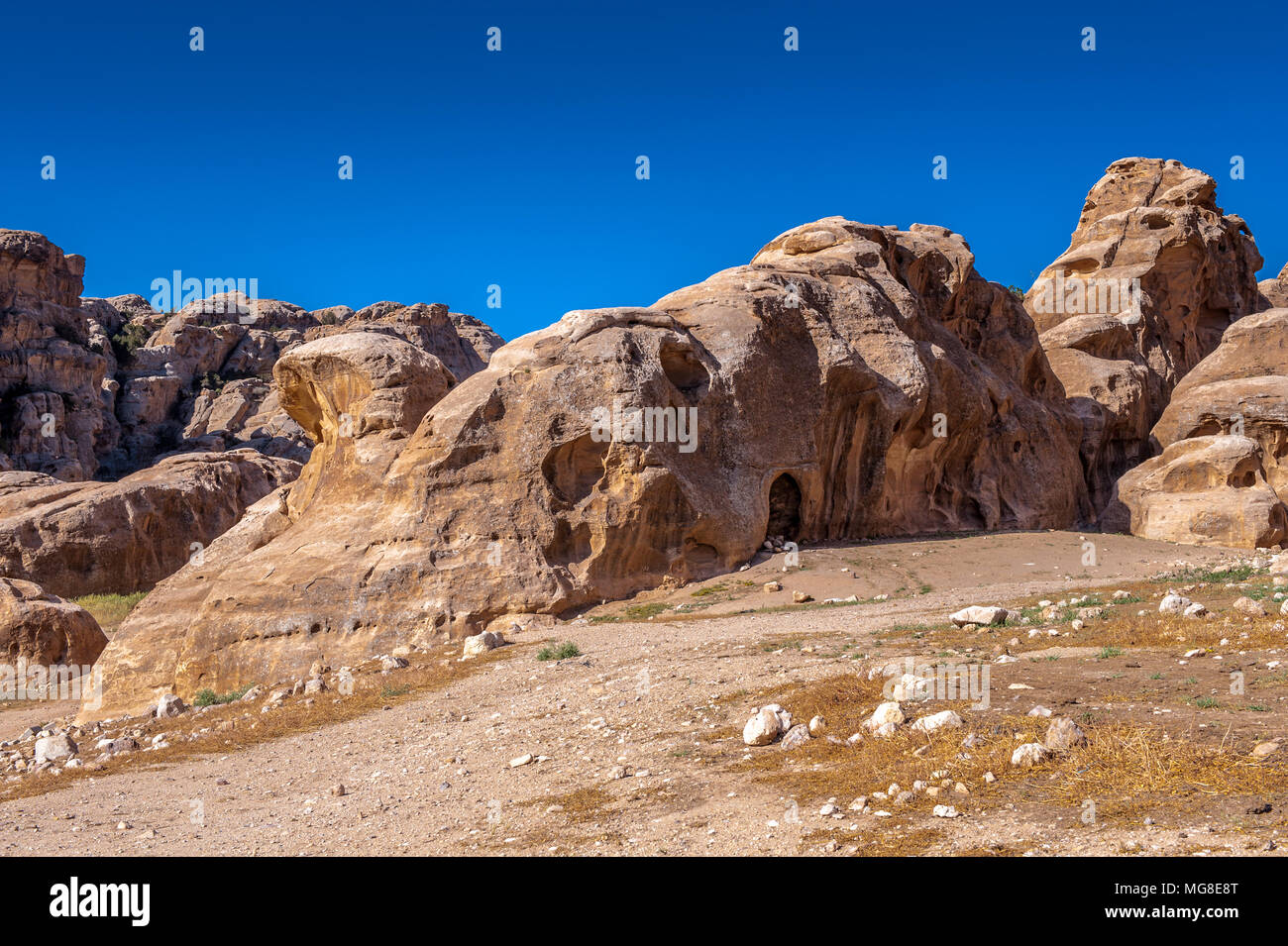 Beidha, a major Neolithic archaeological site Stock Photo - Alamy