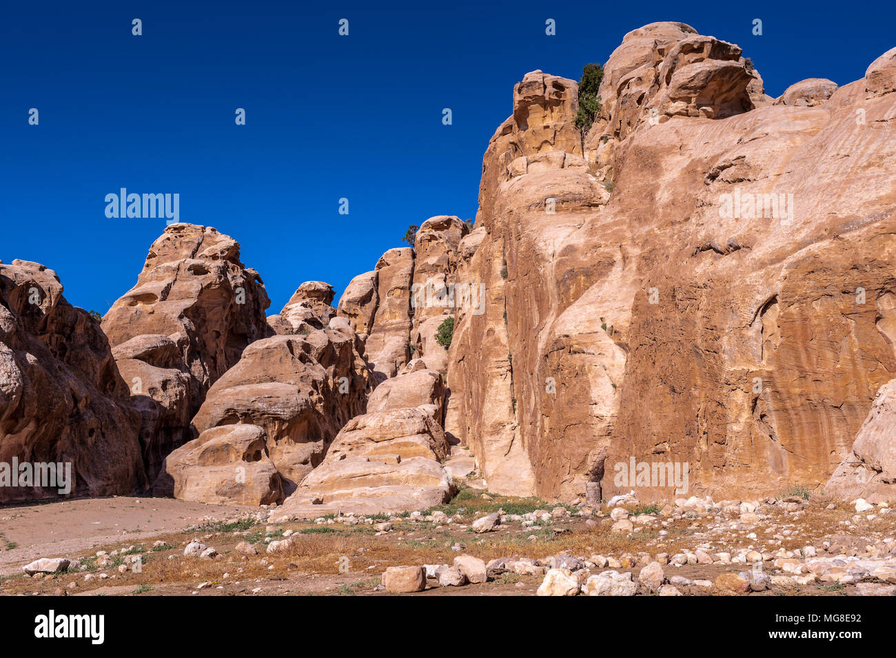 Beidha, a major Neolithic archaeological site Stock Photo - Alamy