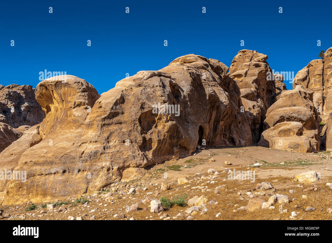 Beidha, a major Neolithic archaeological site Stock Photo - Alamy