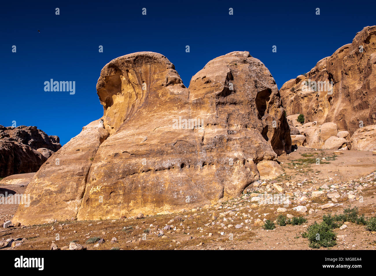 Beidha, a major Neolithic archaeological site Stock Photo - Alamy