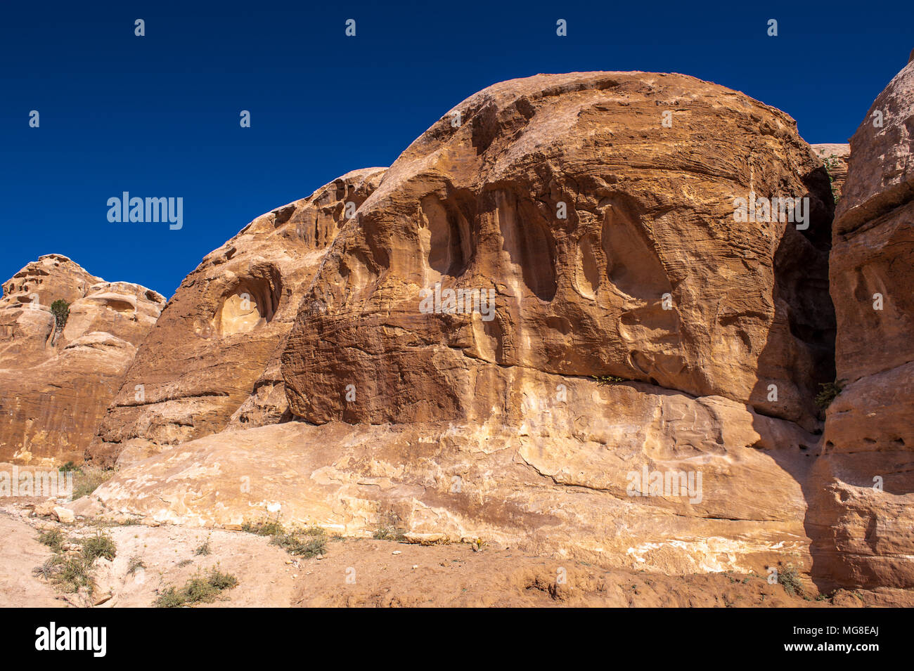 Beidha, a major Neolithic archaeological site Stock Photo - Alamy