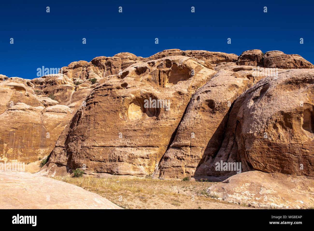Beidha, a major Neolithic archaeological site Stock Photo - Alamy