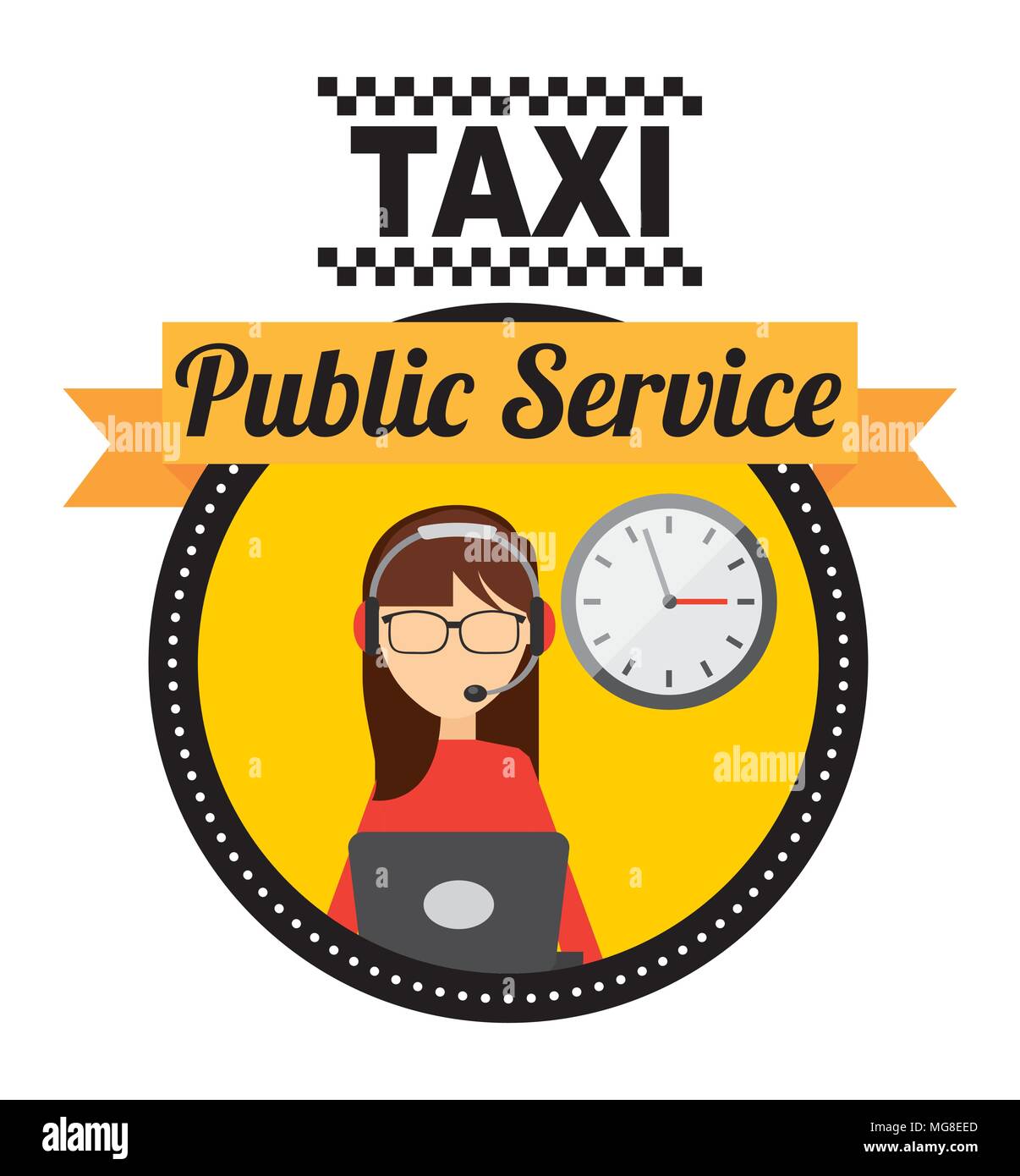 taxi service public design, vector illustration eps10 graphic Stock ...