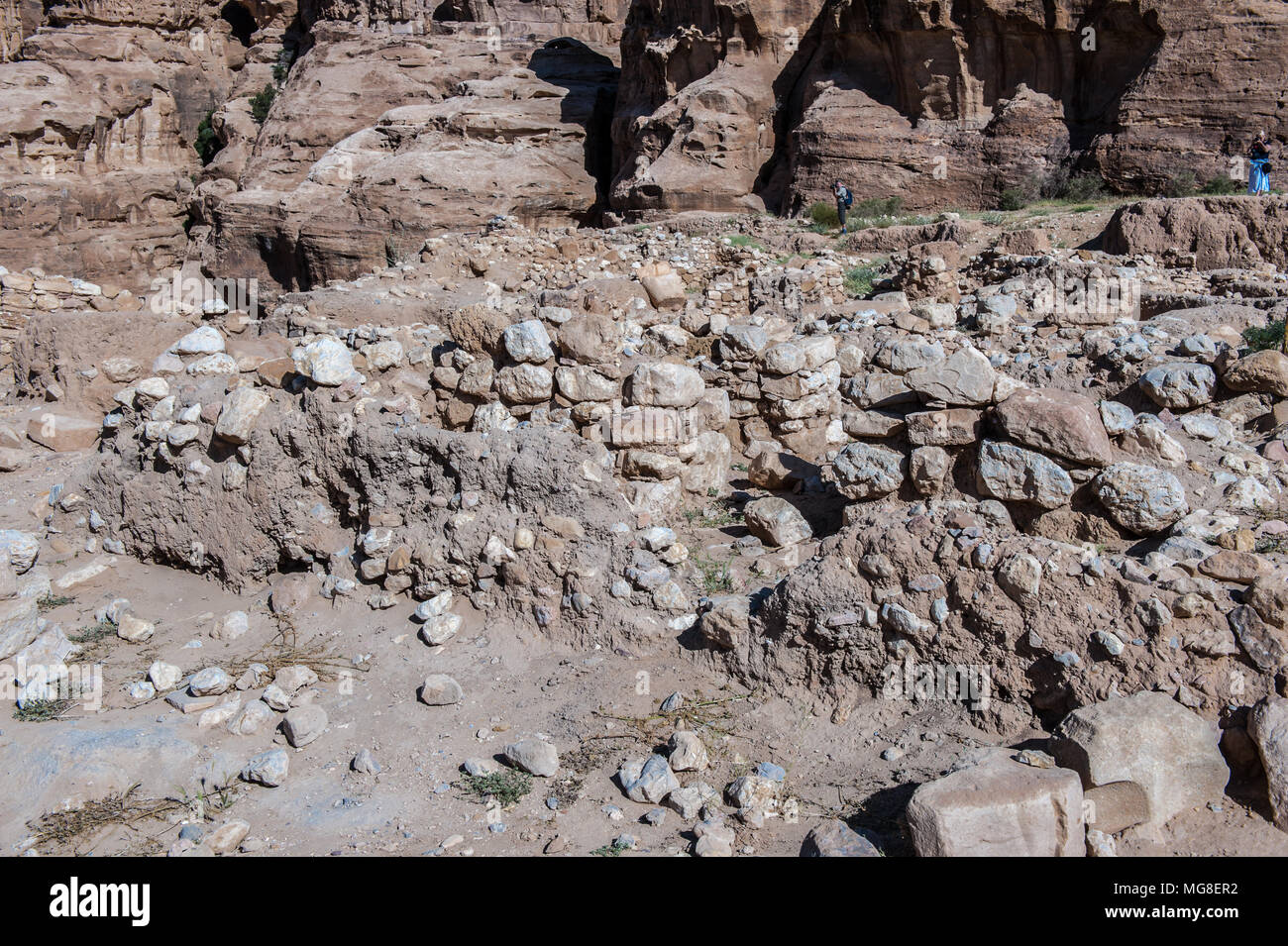 Beidha, a major Neolithic archaeological site Stock Photo - Alamy