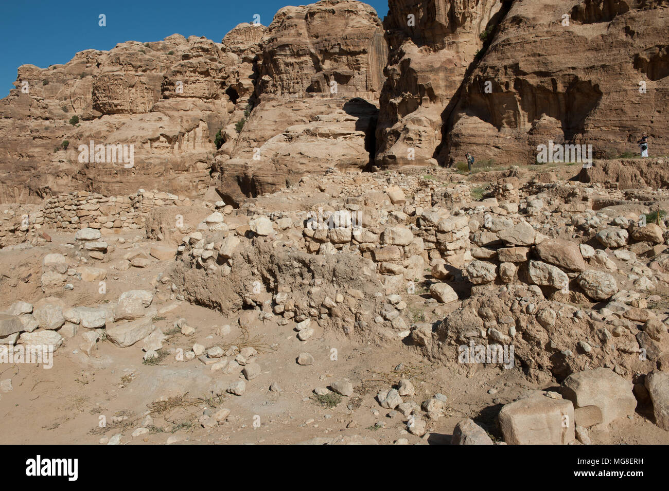 Beidha, a major Neolithic archaeological site Stock Photo - Alamy