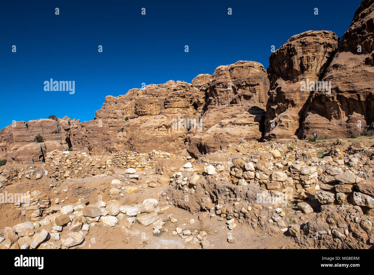 Beidha, a major Neolithic archaeological site Stock Photo - Alamy