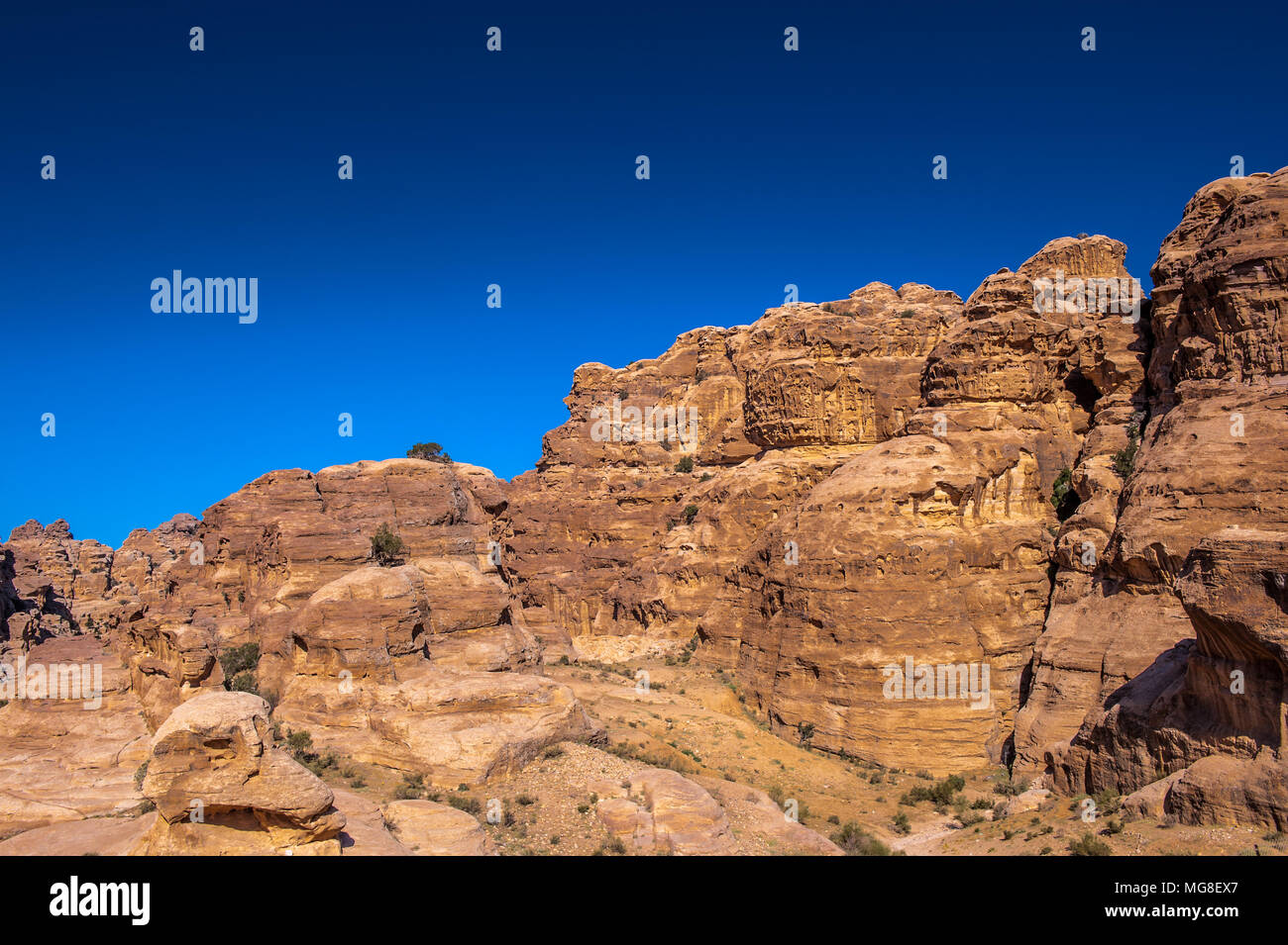 Beidha, a major Neolithic archaeological site Stock Photo - Alamy