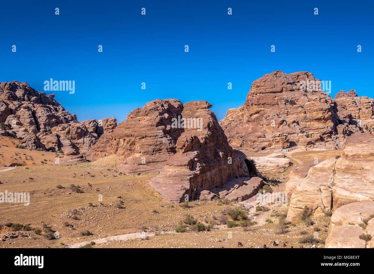 Beidha, a major Neolithic archaeological site Stock Photo - Alamy