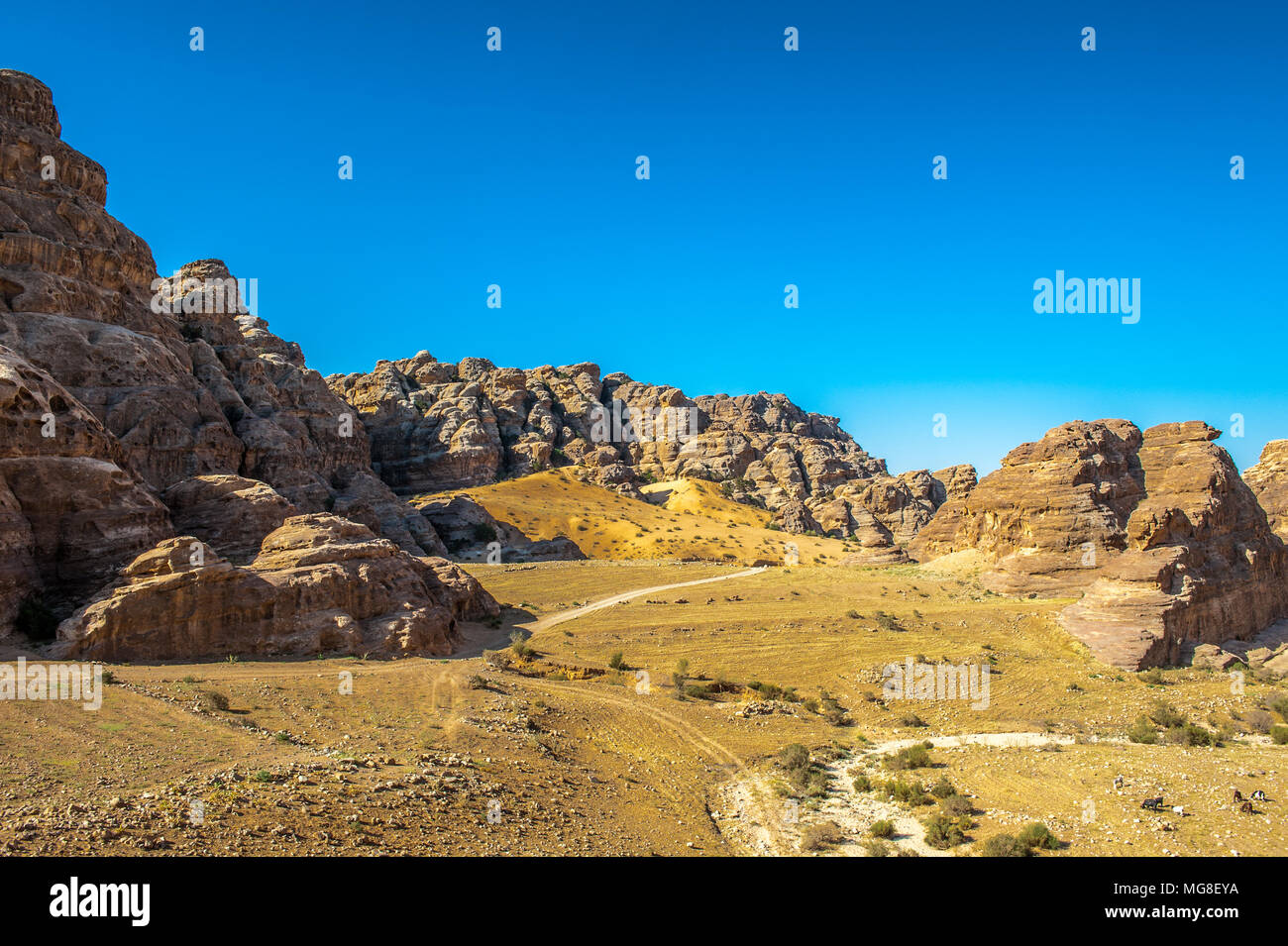 Beidha, a major Neolithic archaeological site Stock Photo - Alamy