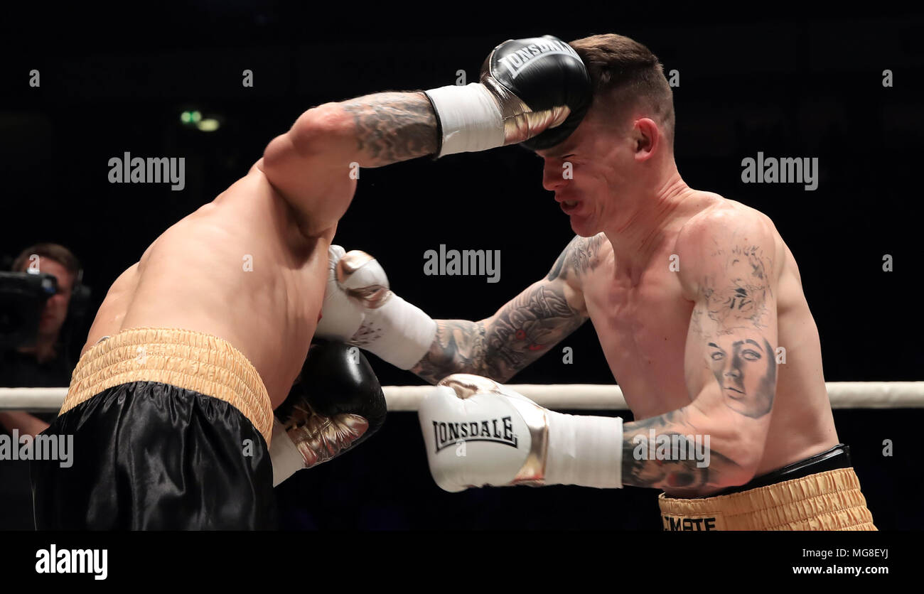 Drew Brown (right) and Sam Evans compete in Semi Final 1 of the ...