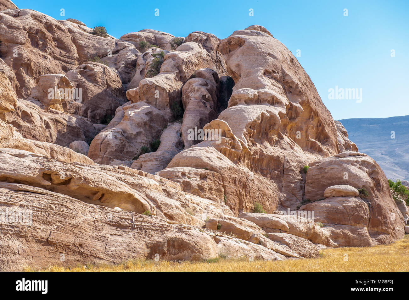 Beidha, a major Neolithic archaeological site Stock Photo - Alamy