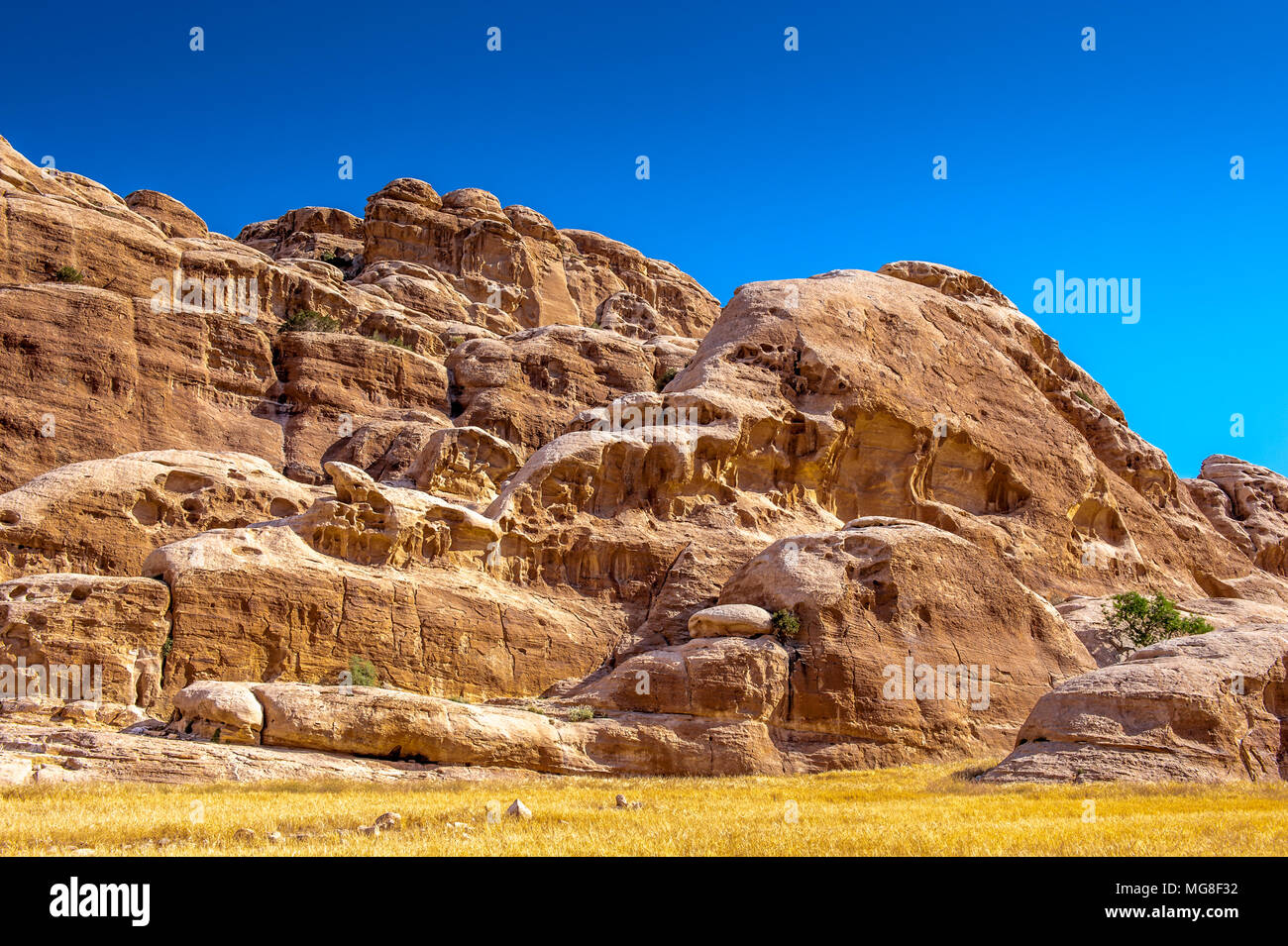 Beidha, a major Neolithic archaeological site Stock Photo - Alamy