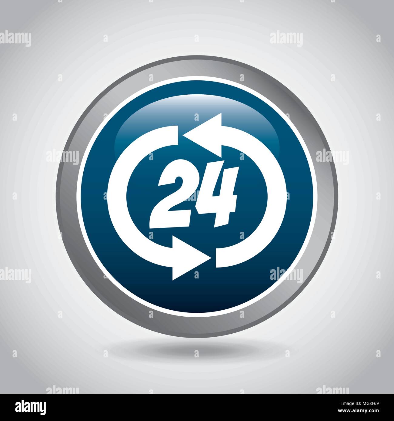 service 24 hours design, vector illustration eps10 graphic Stock Vector ...