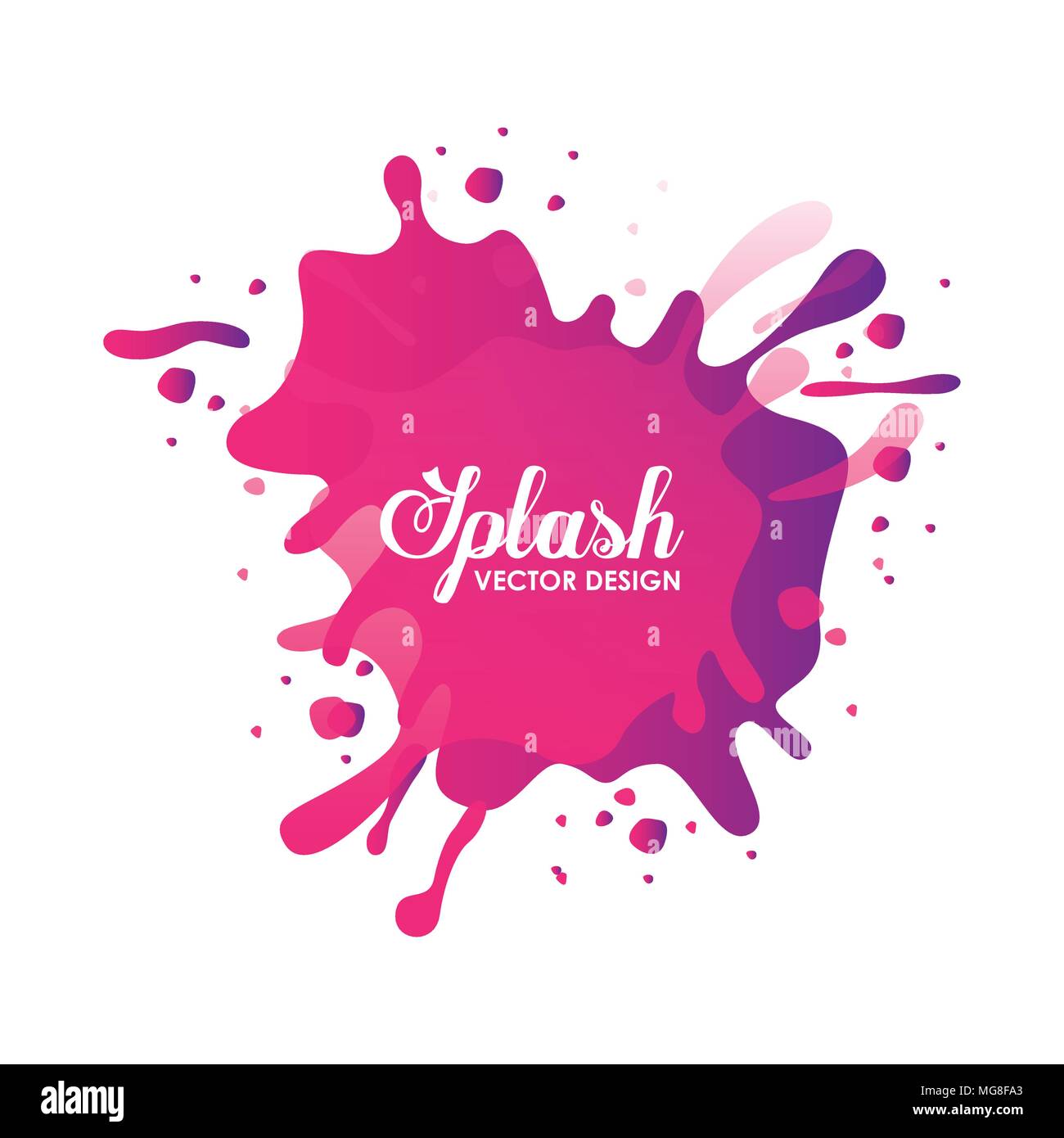 splash concept design, vector illustration eps10 graphic Stock Vector ...