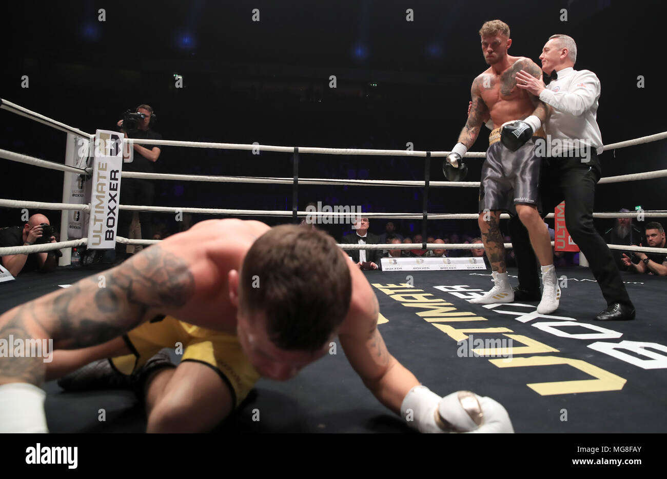 Knocks down isaac macleod hi-res stock photography and images - Alamy