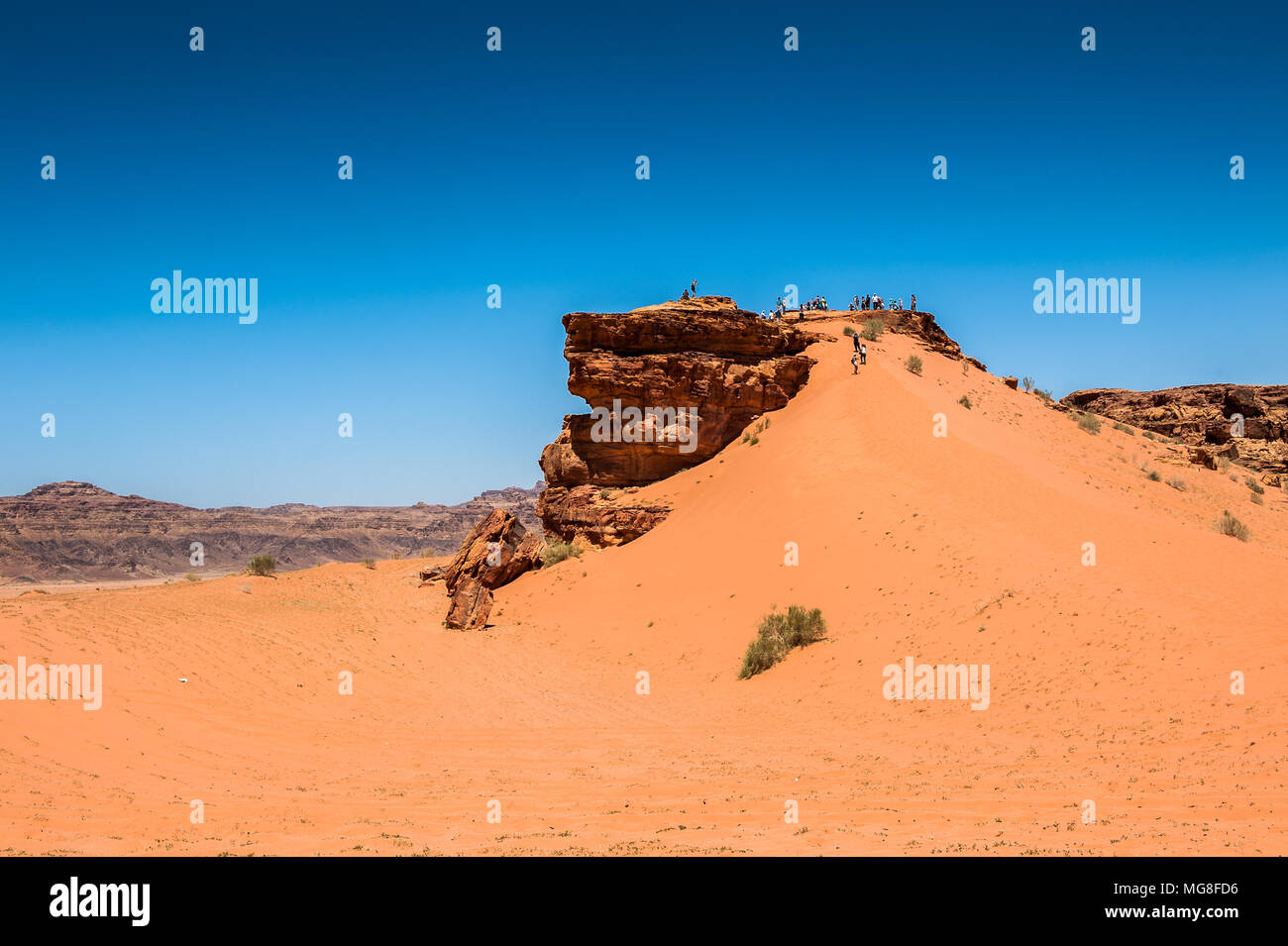 Nature and rocks of Wadi Rum (Valley of the Moon), Jordan. UNESCO World ...