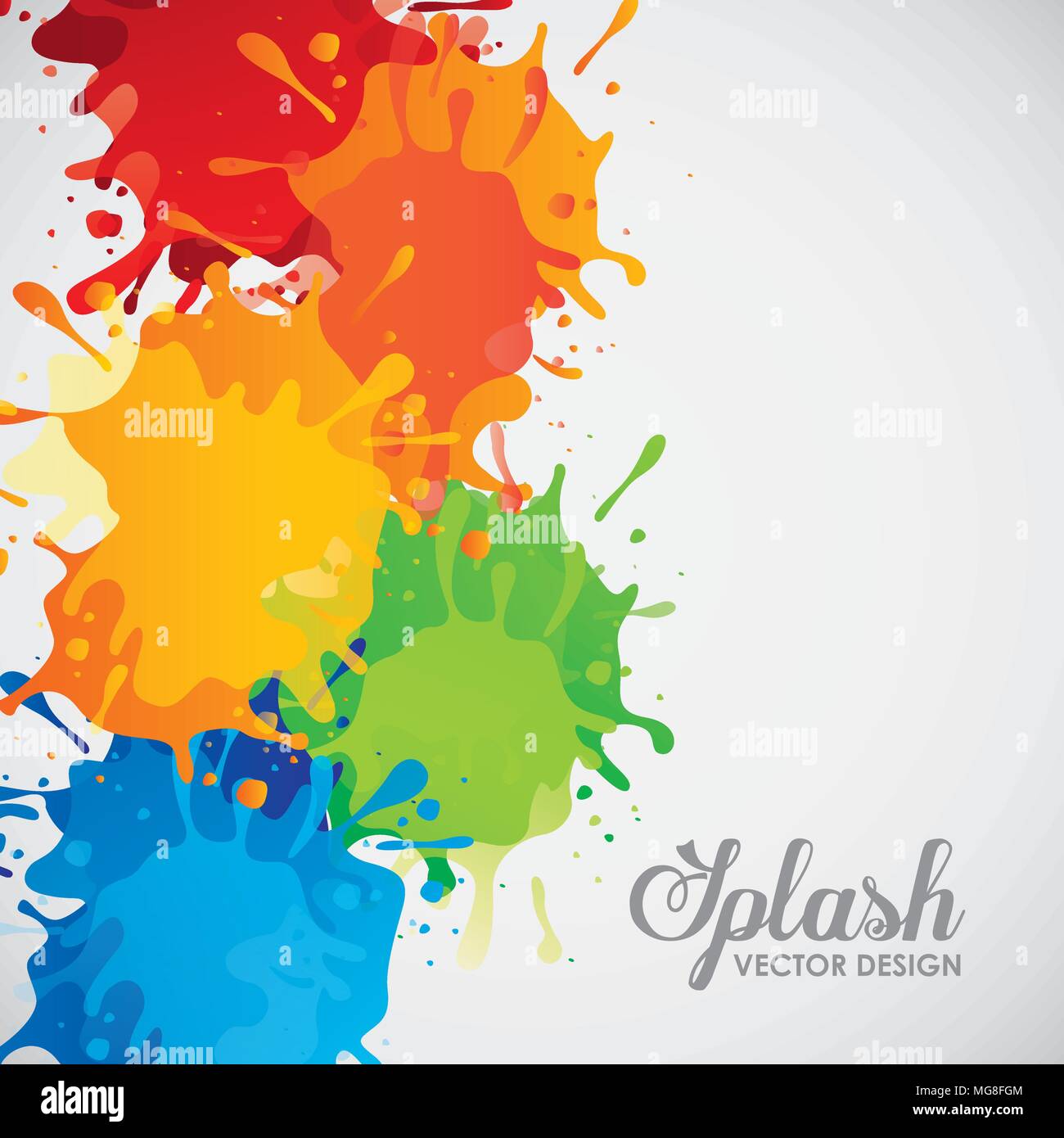 splash concept design, vector illustration eps10 graphic Stock Vector ...