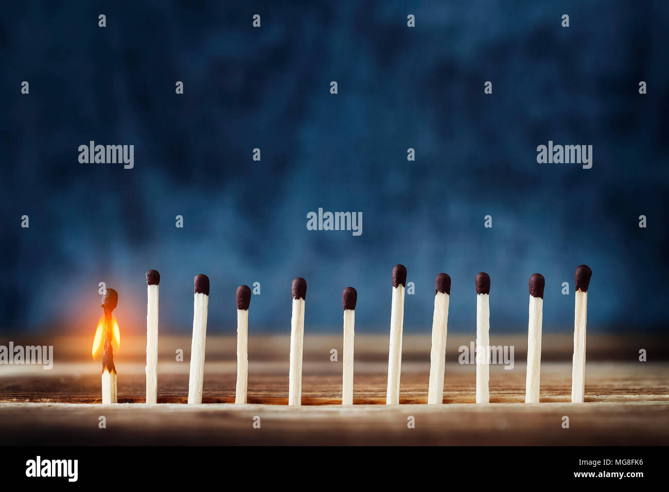 Matches lit hi-res stock photography and images - Alamy