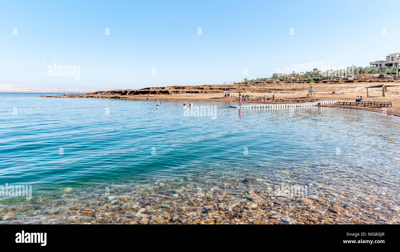 Landscape of the Dead Sea Stock Photo - Alamy