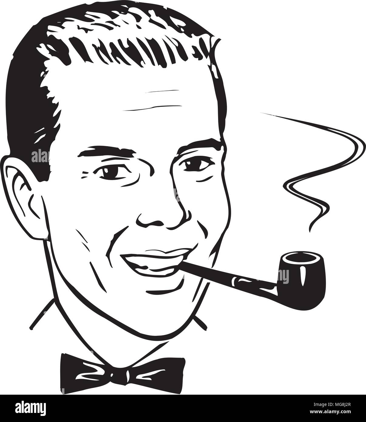 Pipes smoking Stock Vector Images - Alamy