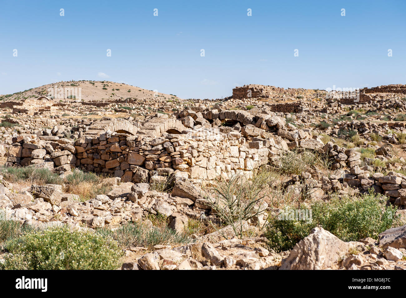 Umm ar-Rasas, ruins from the Roman, Byzantine, and Muslim civilizations ...