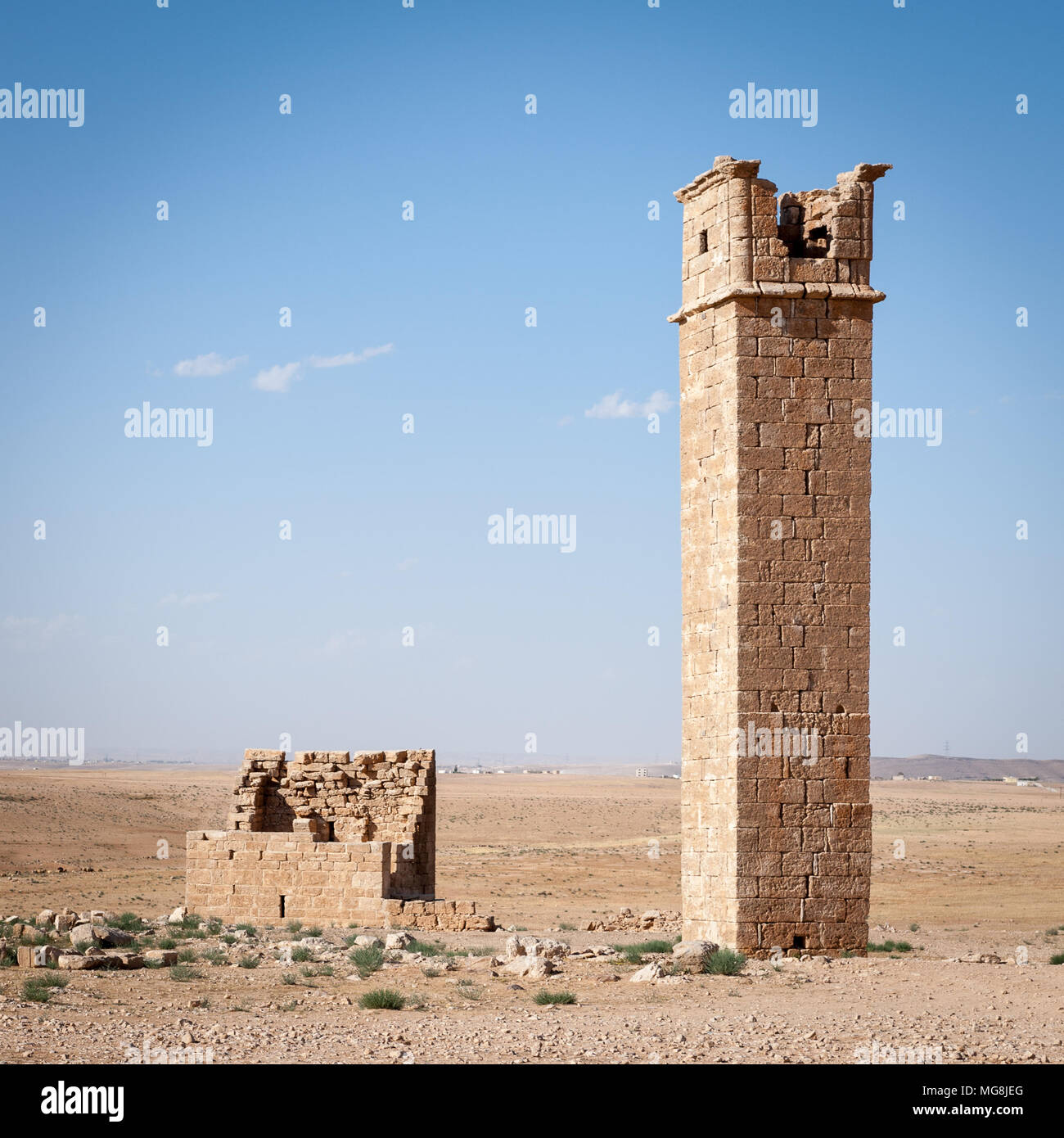 Pillar of Hermits, Jordan Stock Photo - Alamy