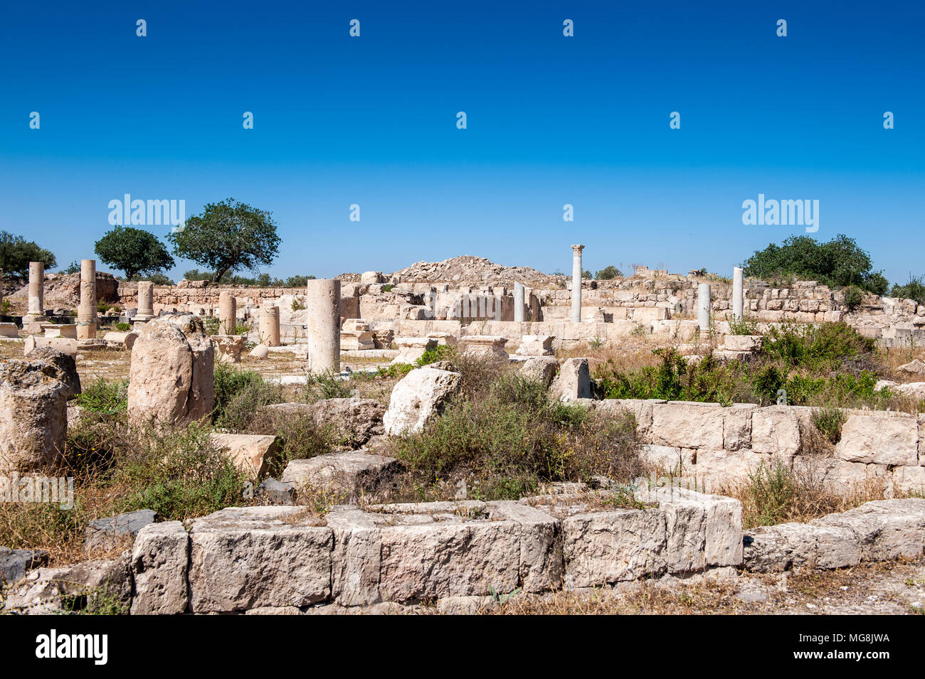 Ruins of Gadara, modern Jordan Stock Photo - Alamy
