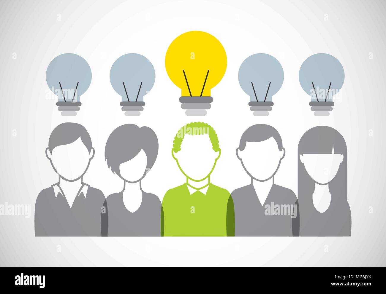 Collaborative thinking vector vectors hi-res stock photography and ...