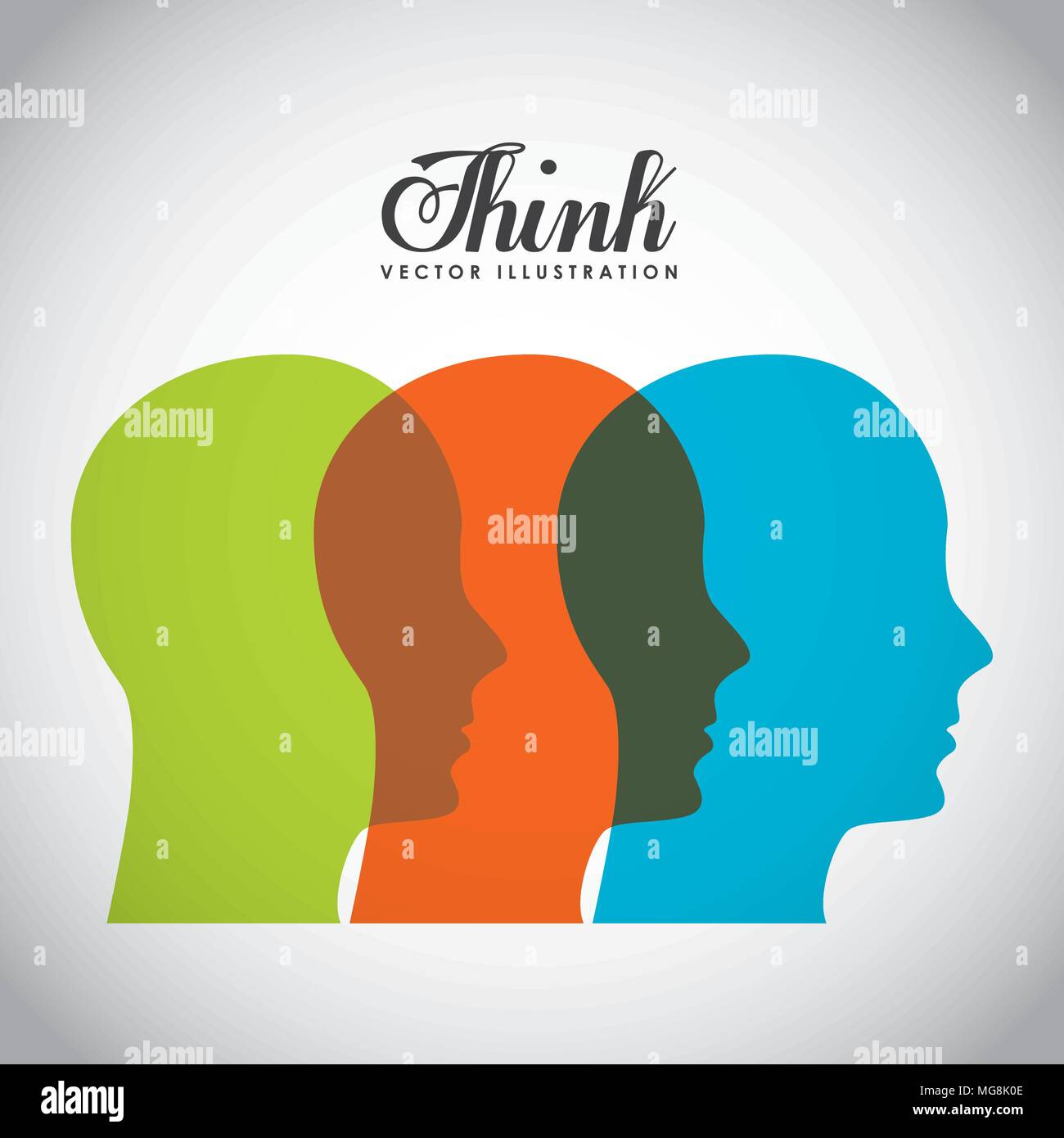 Collaborative thinking vector vectors hi-res stock photography and ...
