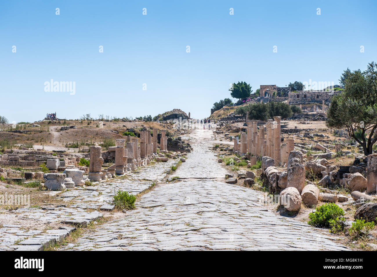 Ruins of Gadara, modern Jordan Stock Photo - Alamy