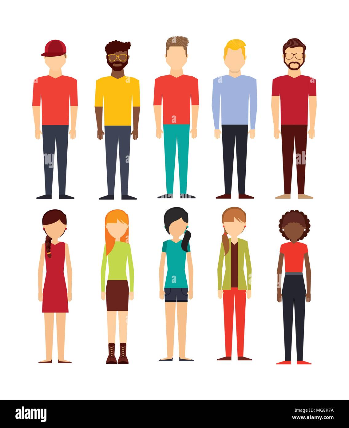 people walking design, vector illustration eps10 graphic Stock Vector ...