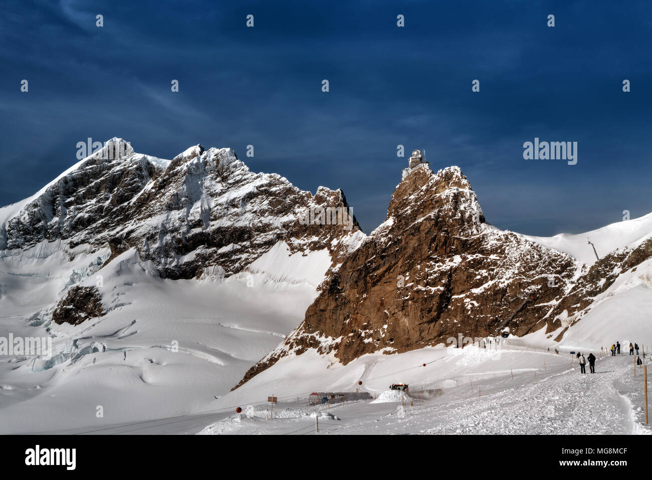 Sphinx Observatory - Switzerland. Sphinx-Observatorium. Jungfraujoch ...