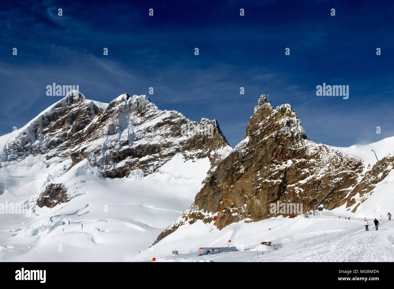 Sphinx Observatory - Switzerland. Sphinx-Observatorium. Jungfraujoch ...