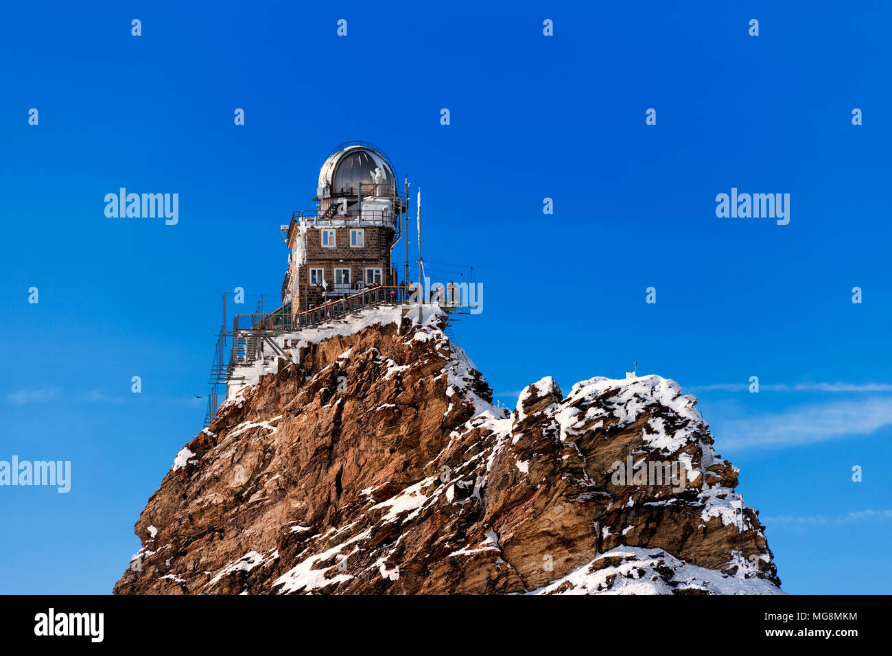 Sphinx Observatory - Switzerland. Sphinx-Observatorium. Jungfraujoch. Schweiz Stock Photo - Alamy