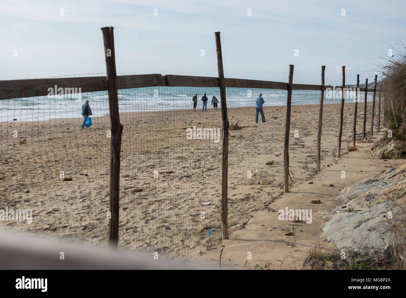 Anzio (Rome). Preparation of the seaside resort for the Summer season ...