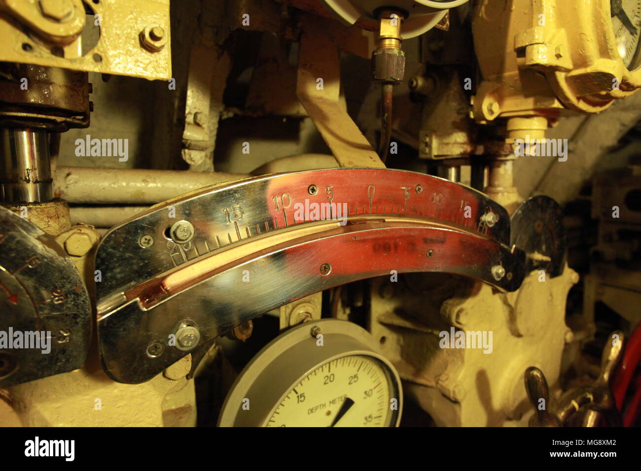 Main command post of the Russian submarine S189 Stock Photo - Alamy