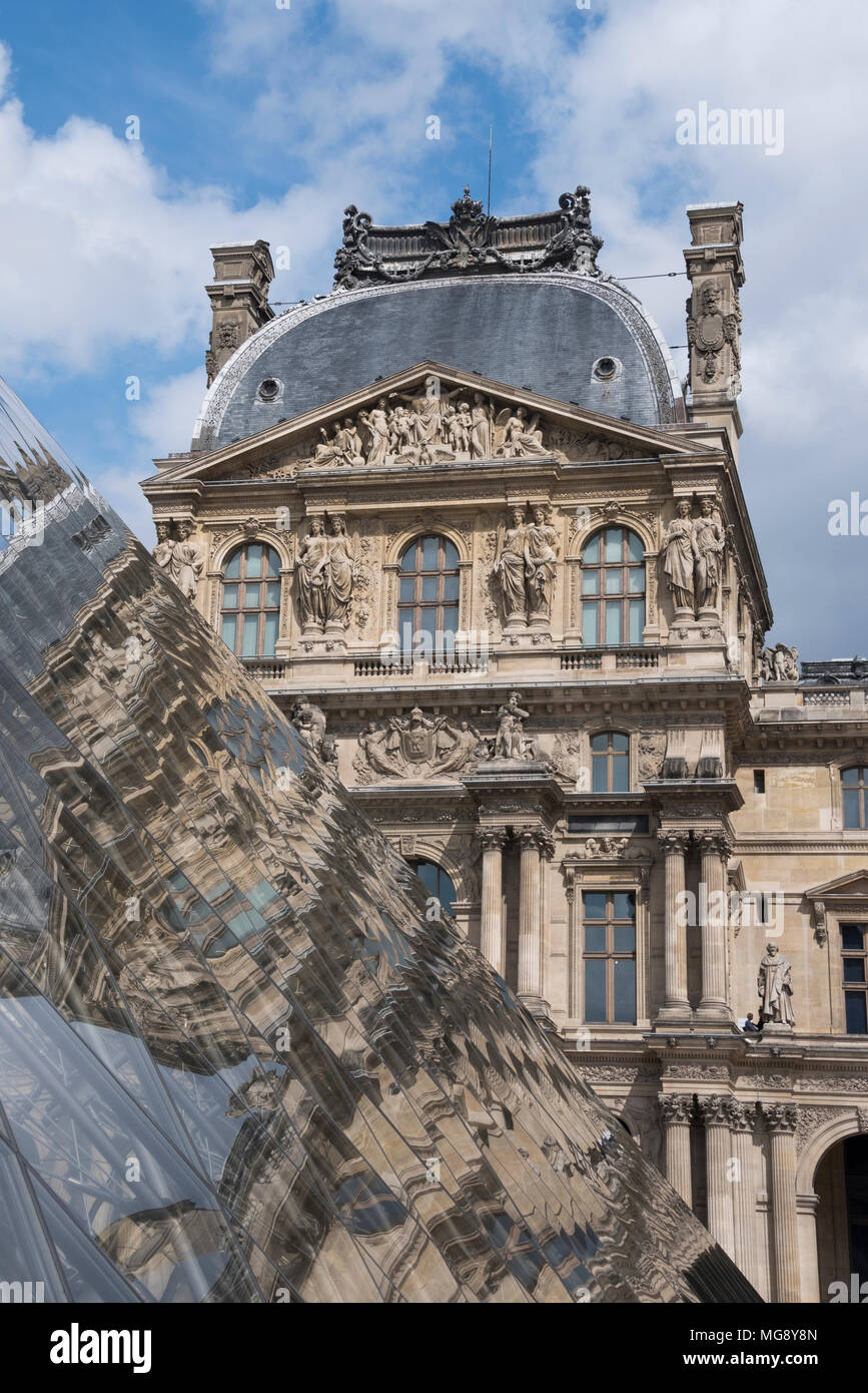 Pavilion louvre in paris hi-res stock photography and images - Alamy