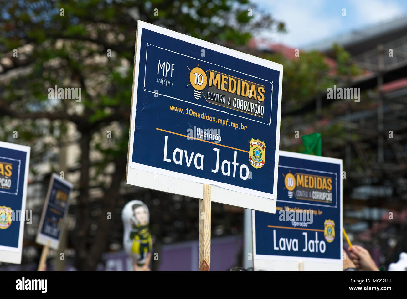 Corruption protest signs hi-res stock photography and images - Alamy