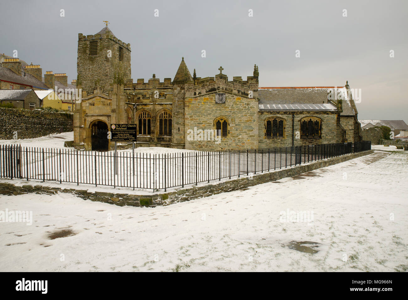 St Cybi`s Church, Holyhead Stock Photo - Alamy