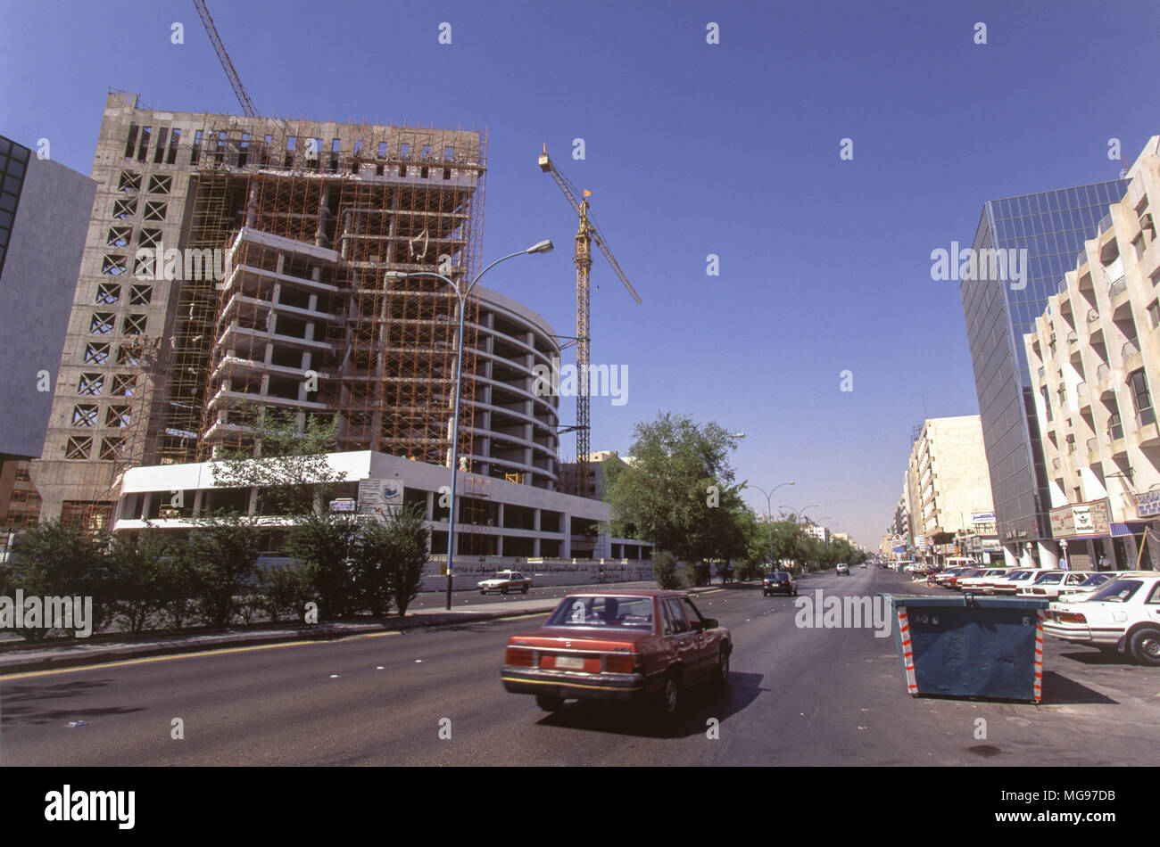 1990s rush hour traffic in Riyadh, Saudi Arabia Stock Photo - Alamy