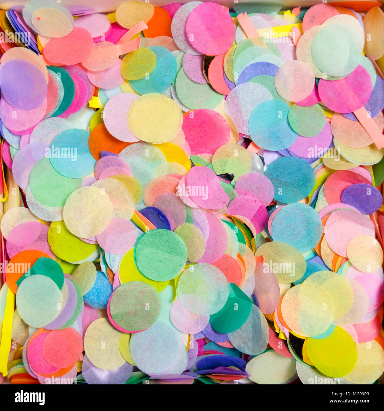 Colorful confetti background Stock Photo - Alamy