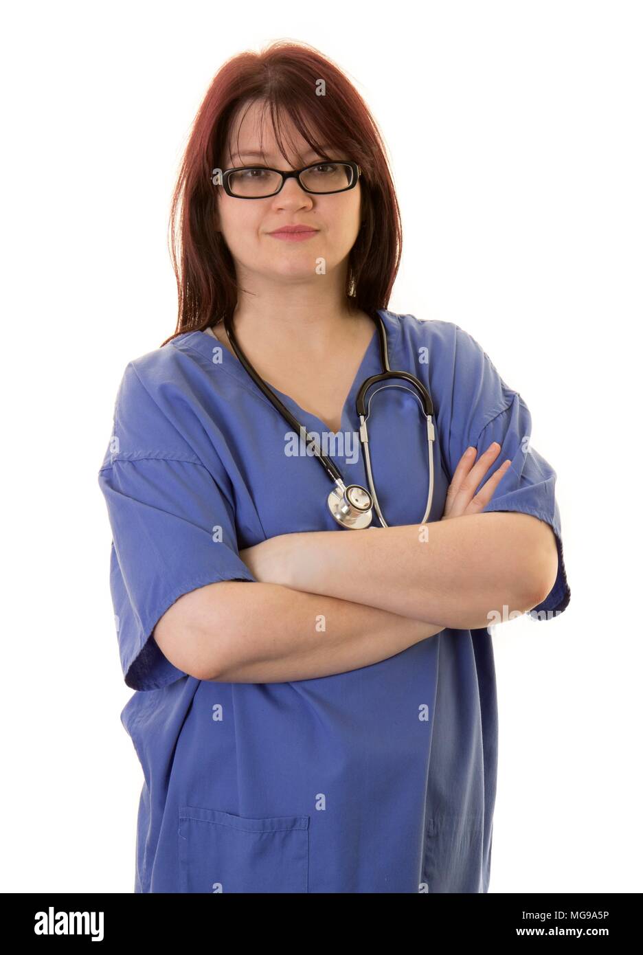 One person only female doctor hi-res stock photography and images - Alamy