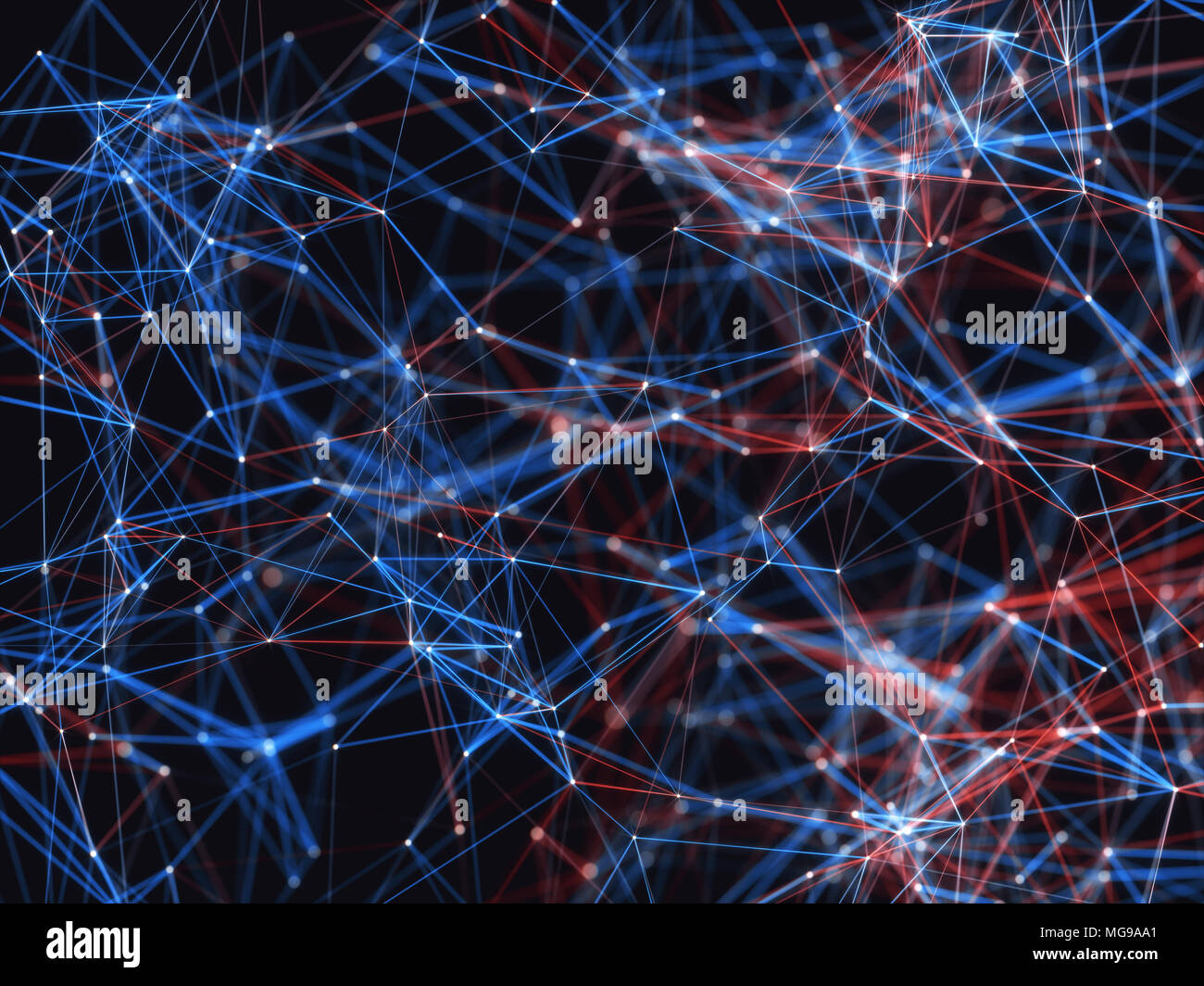 Network technology connecting lines hi-res stock photography and images ...