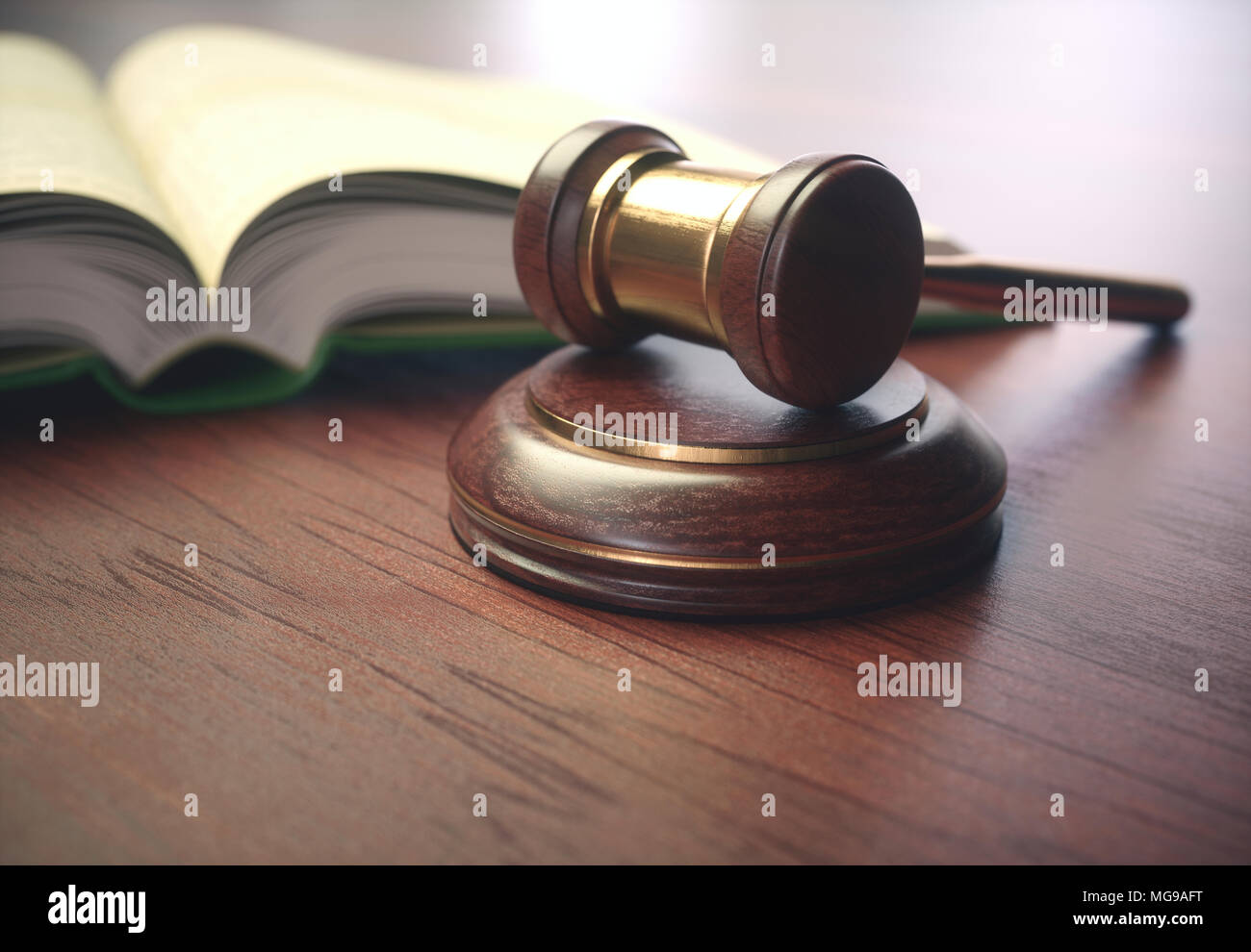 Law gavel book hi-res stock photography and images - Alamy