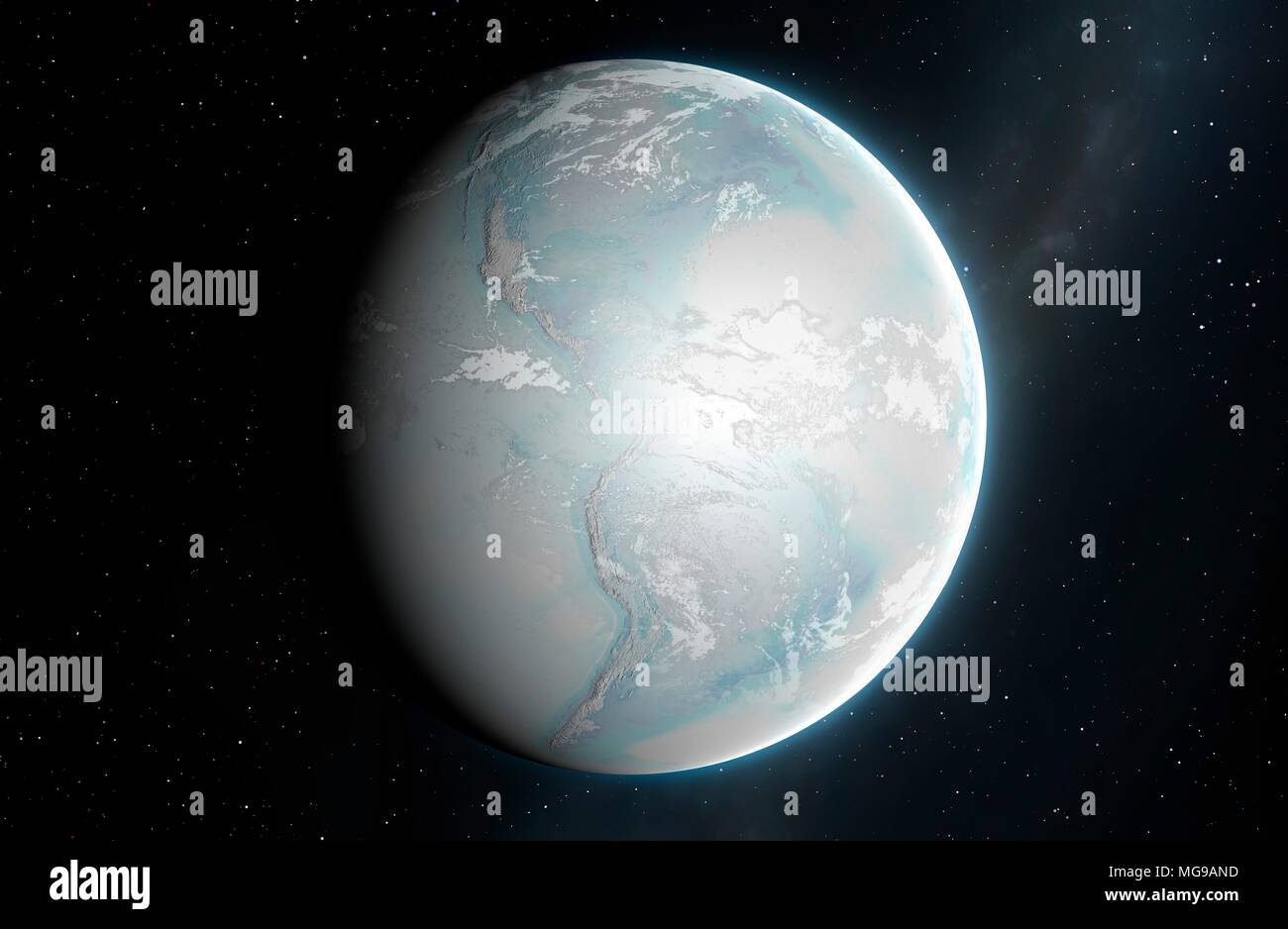 Glaciation artwork hi-res stock photography and images - Alamy